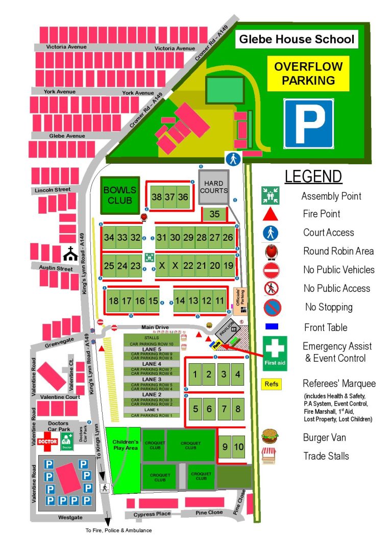 Site Information – Hunstanton Lawn Tennis Tournament